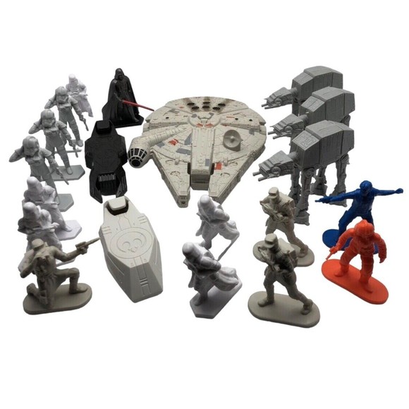 Hasbro | Toys | Lot Of 2 Star Wars Command Millennium Falcon Darth ...